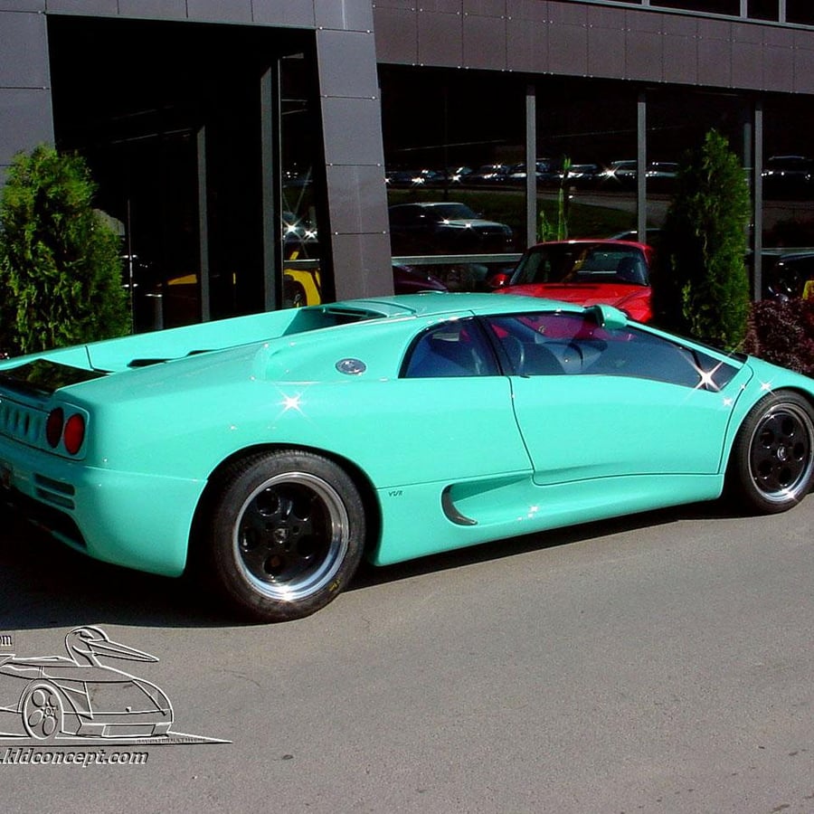 High-Resolution Lamborghini Diablo Strosek Photos