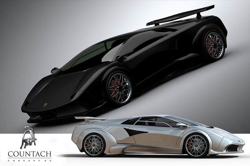 High-Resolution Lamborghini Countach Concept EV Photos