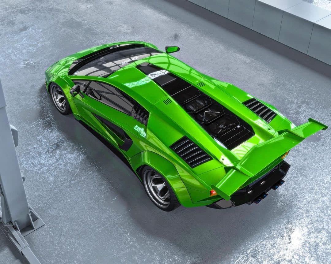 The Retro Conversion Tuning Package for the Countach LPI 800-4 - LamboCars