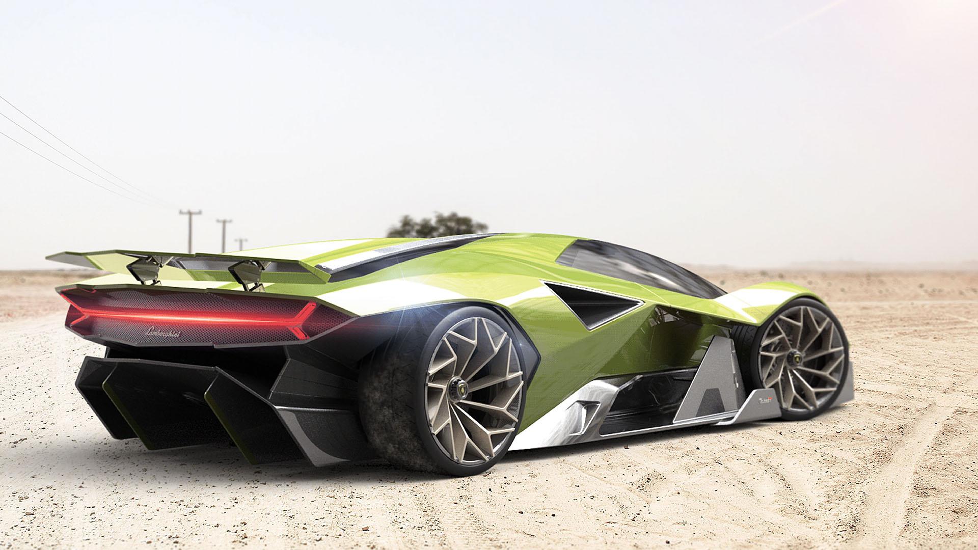 Future Cars Lamborghini 2050 Hd Futuristic Animation Of A Flying Car,