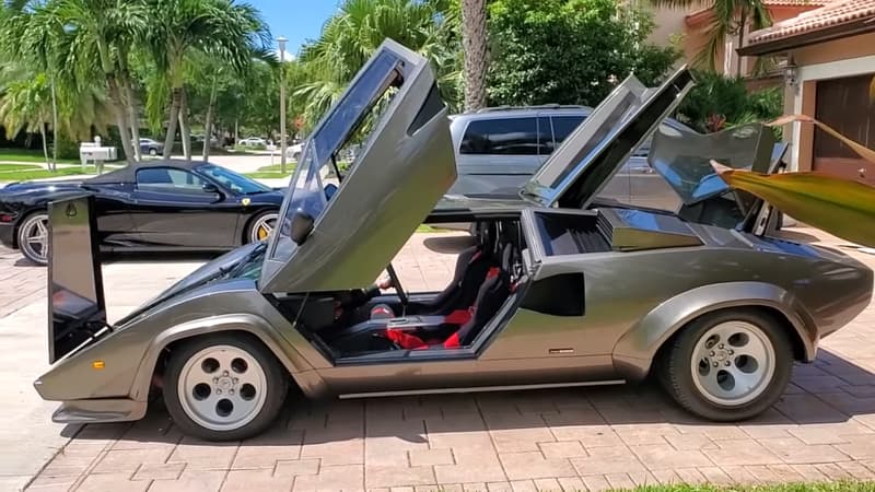 Ken Imhoff's Basement-Built Lamborghini Countach Which took 17 Years To ...