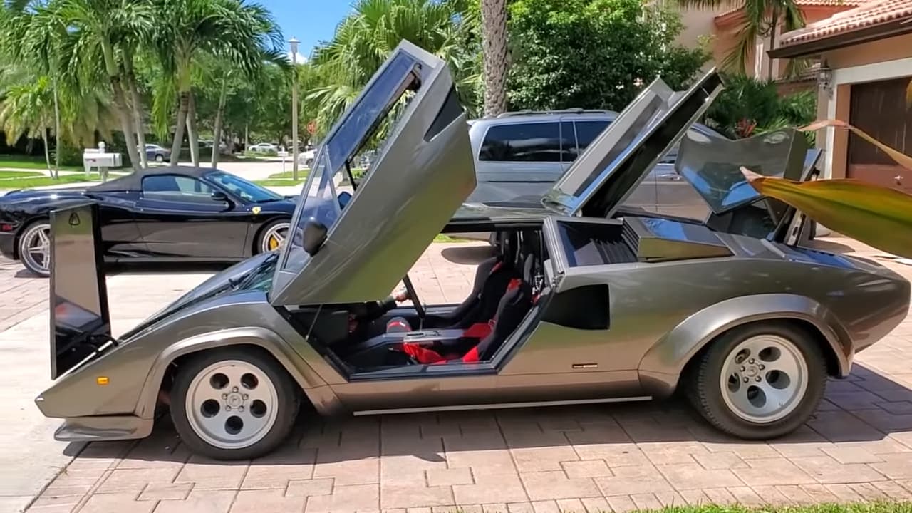 Ken Imhoff's Basement-Built Lamborghini Countach Which took 17 Years To ...