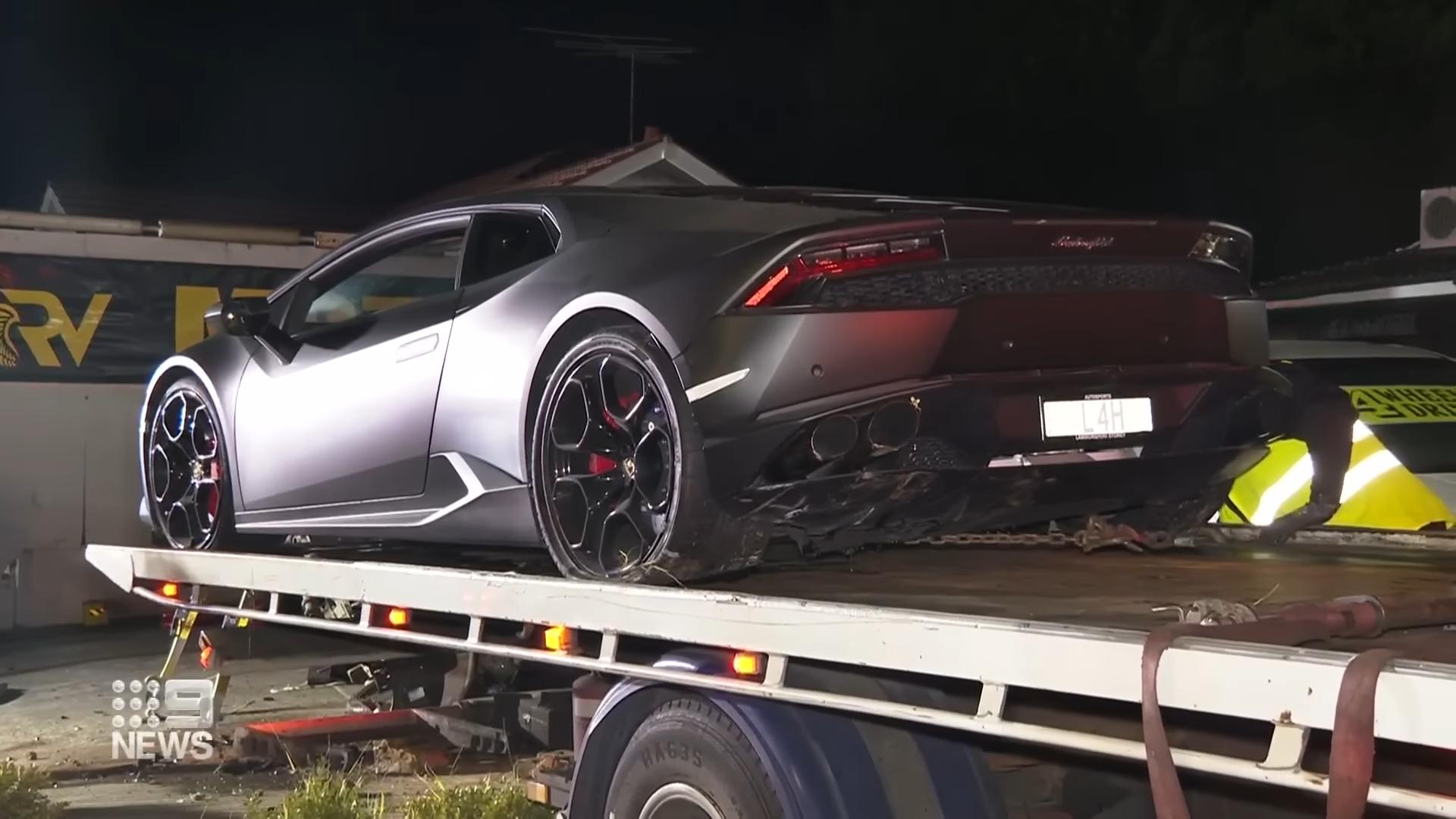 Driver Abandons Rented Lamborghini Huracan After Crash in Sydney ...