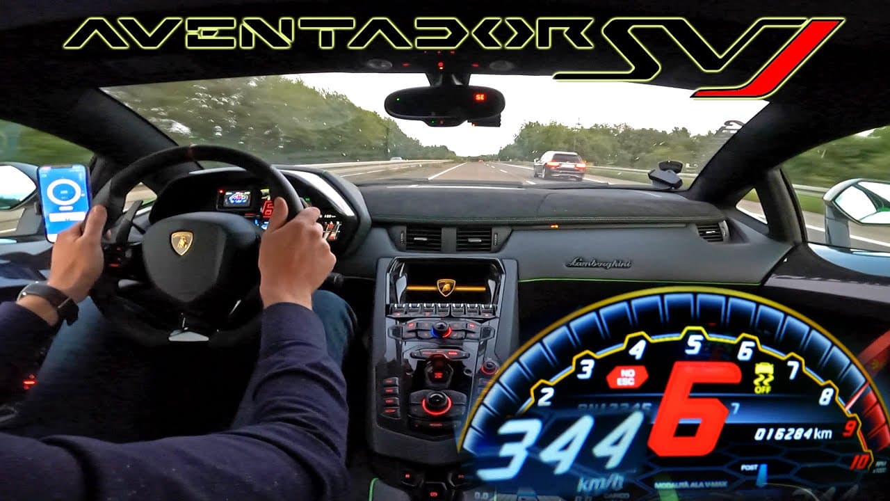 Lamborghini Aventador SVJ Autobahn Run - LamboCARS