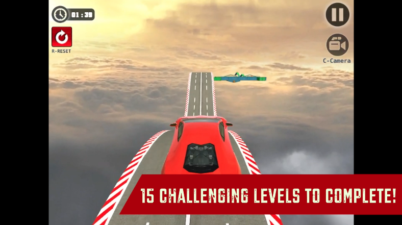 Mega Ramp Car Stunt - LamboCARS