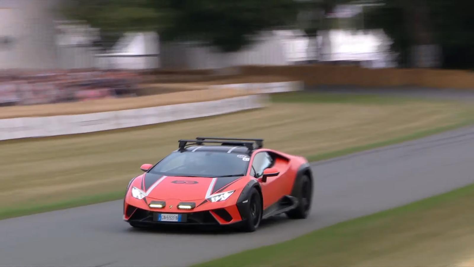 Lamborghini Huracan Sterrato Explosive Entry Takes the 2023 Goodwood ...