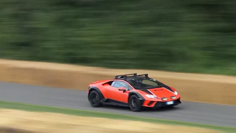 Lamborghini Huracan Sterrato Explosive Entry Takes the 2023 Goodwood ...