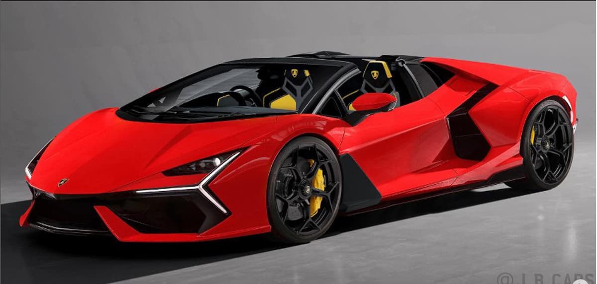 2023 Lamborghini Revuelto Roadster Convertible Digitally Rendered Image ...