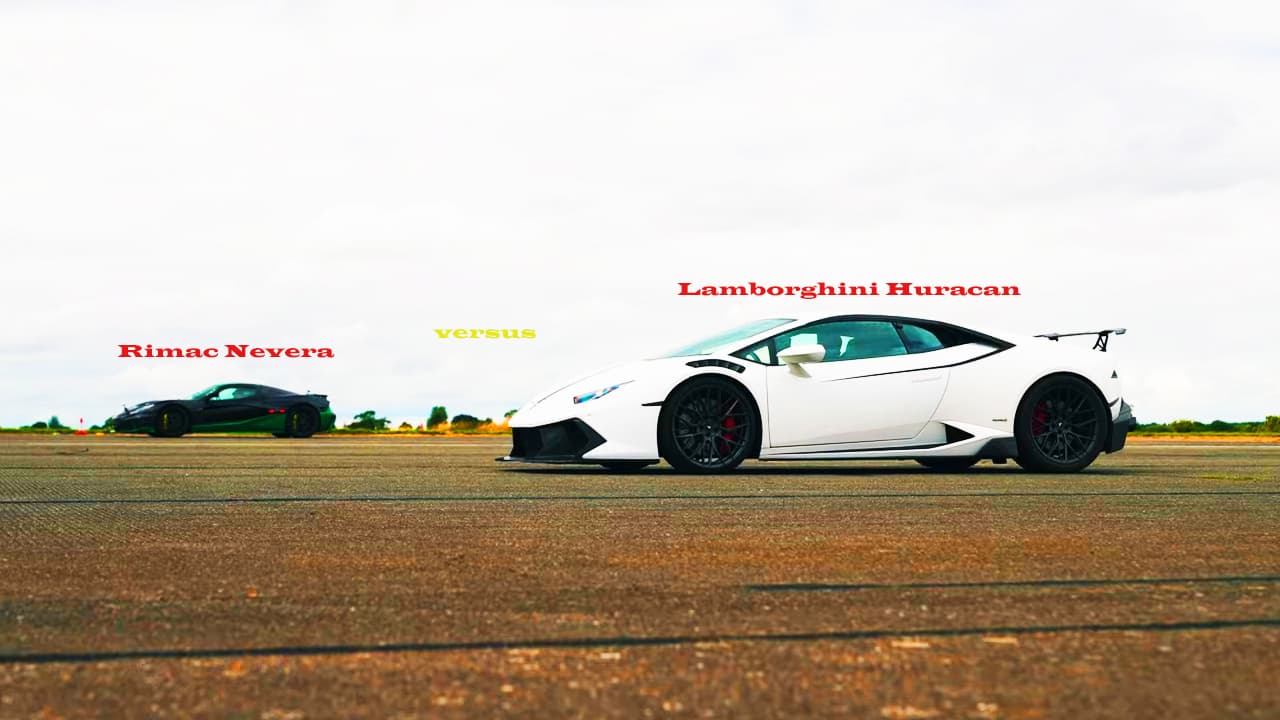 Rimac Nevera vs Lamborghini Huracan Drag Race: Can The Electric ...