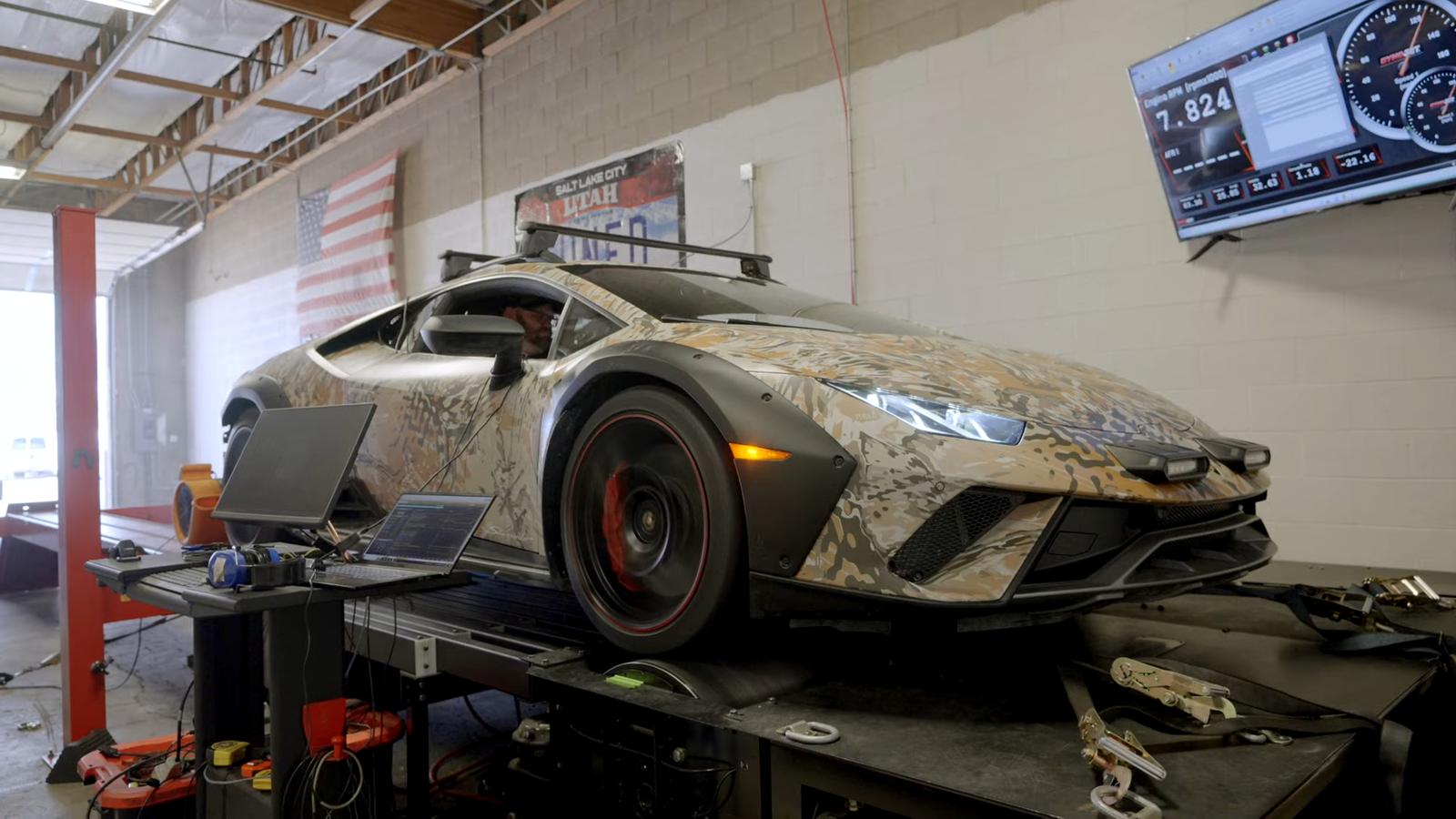 World's 1st Twin-Turbo Lamborghini Huracan Sterrato Produces Insane ...