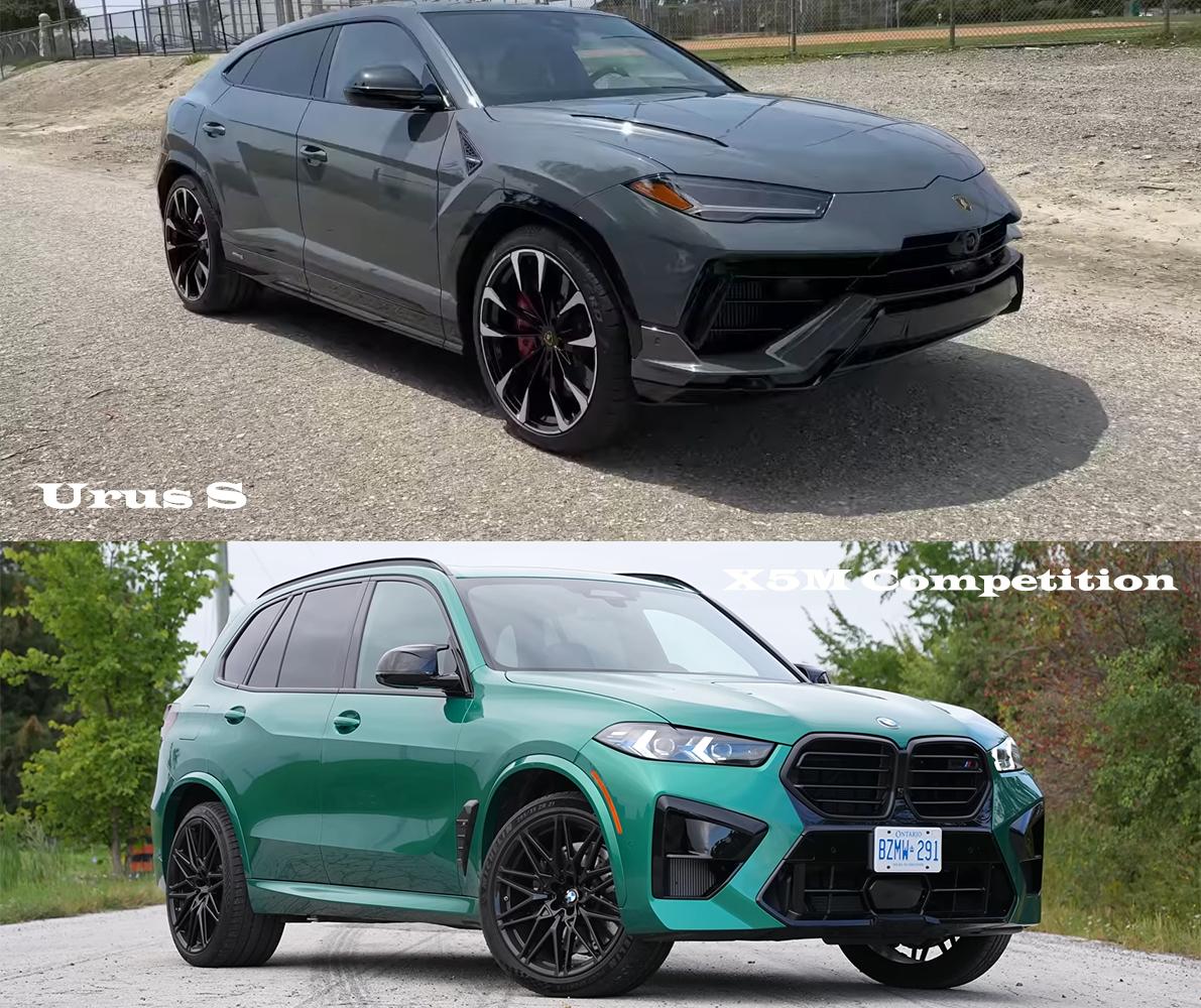 Lamborghini Urus S Vs BMW X5M Competition: Brutal Raw Power Plus ...