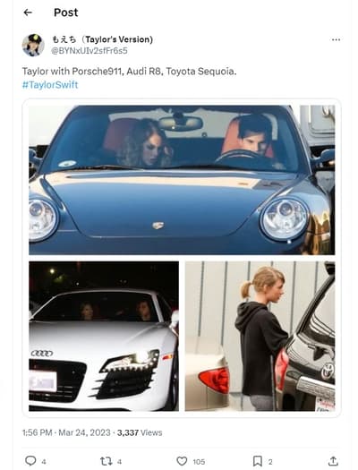 Inside Billionaire Taylor Swift's Car Collection: Where Timeless ...