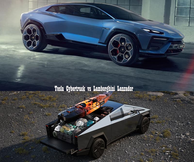 Tesla Cybertruck VS Lamborghini Lanzador: A Captivating Comparison of ...