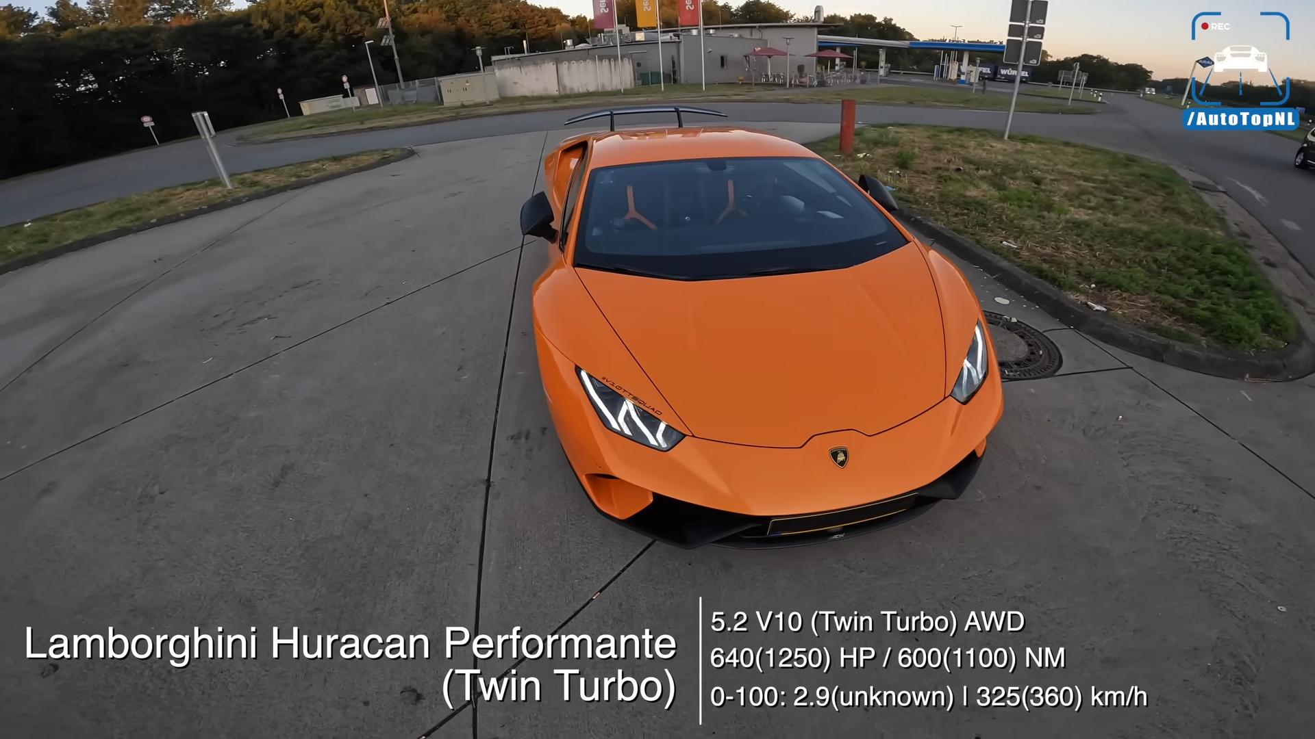 The 1250 HP Twin Turbocharged Lamborghini Huracan Hits 225 MPH on the ...