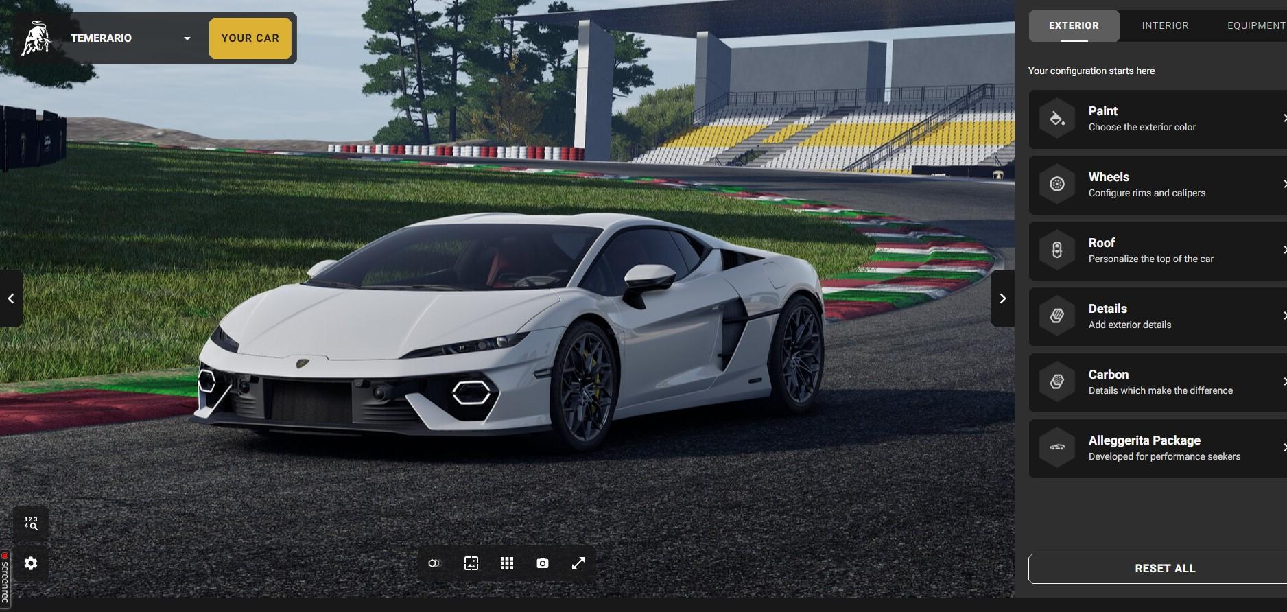 The Lamborghini Temerario Configurator Is Now Online: Customize Your ...